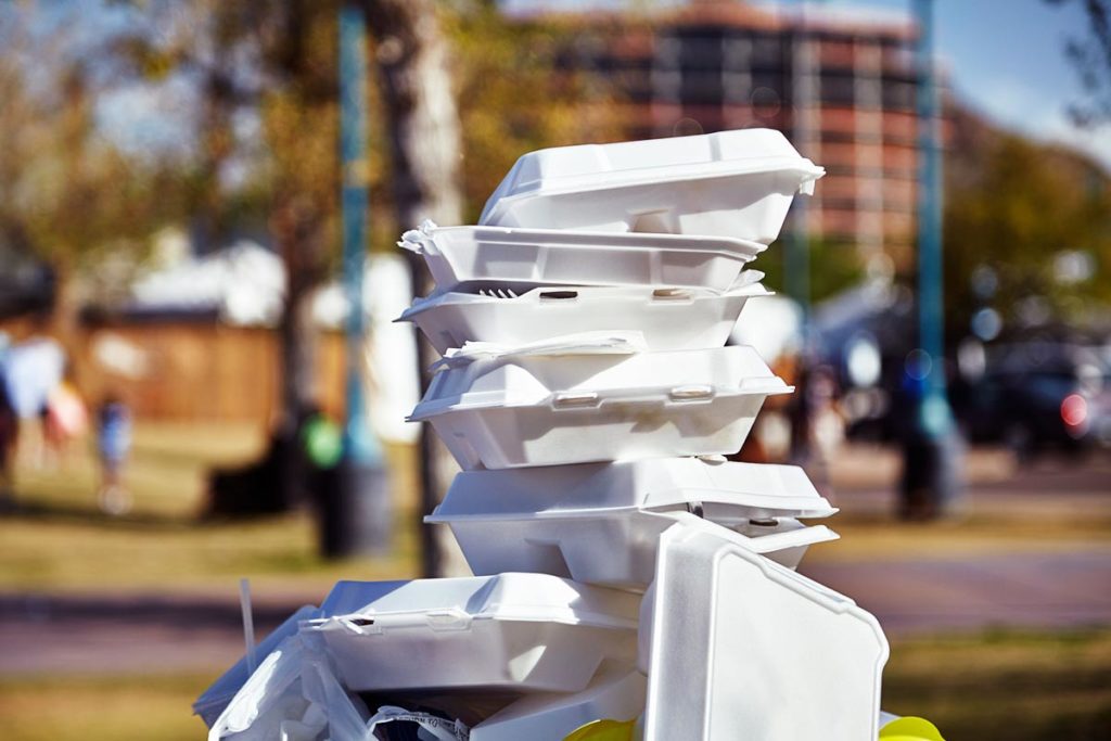 Styropor entsorgen: Gelbe Tonne | Restmüll | Wertstoffhof